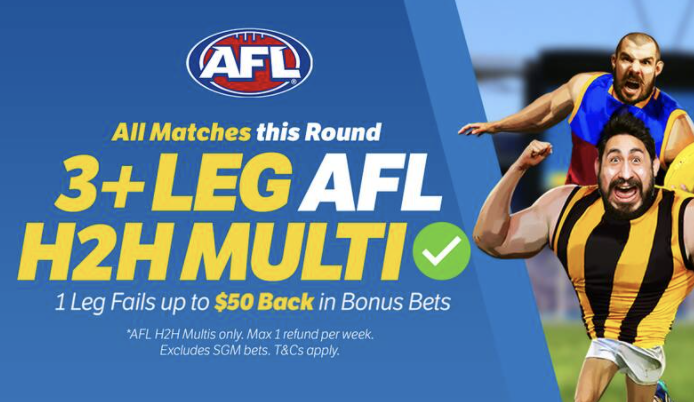 AFL Round 20 Head 2 Head Multi Bet Offer at Sportsbet! - BigBonusBets ...